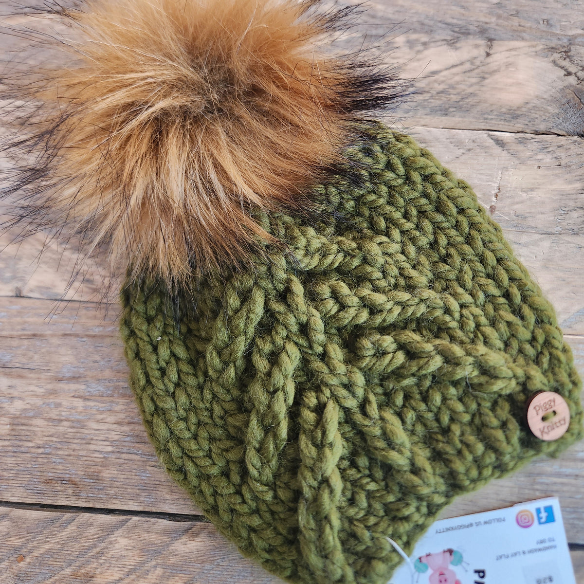 Piggy Knitty Baby Toques/Bonnets (3-12 mo.) – Creative Goods & Co.