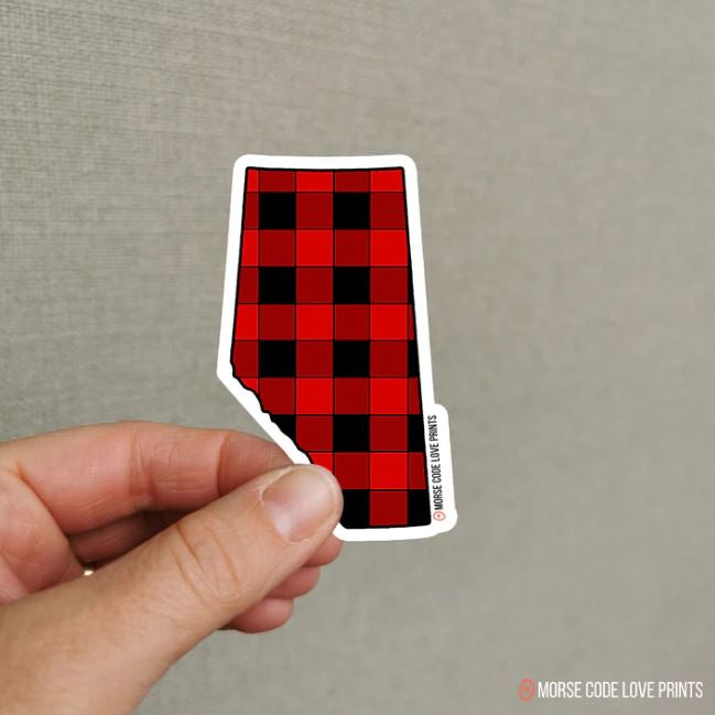 Morse Code Stickers (Morse Code Love Prints: Plaid Alberta) – Creative ...